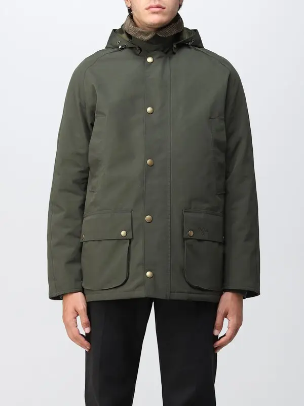 Barbour Button-up Hooded Jacket