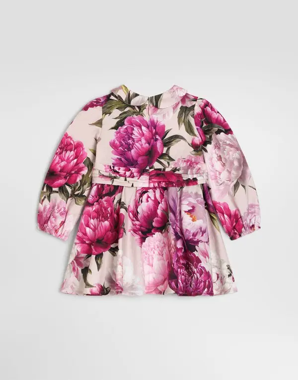 Dolce & Gabbana Floral-print Pleated Dress