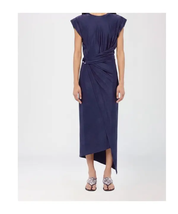 Rabanne Draped Midi Dress