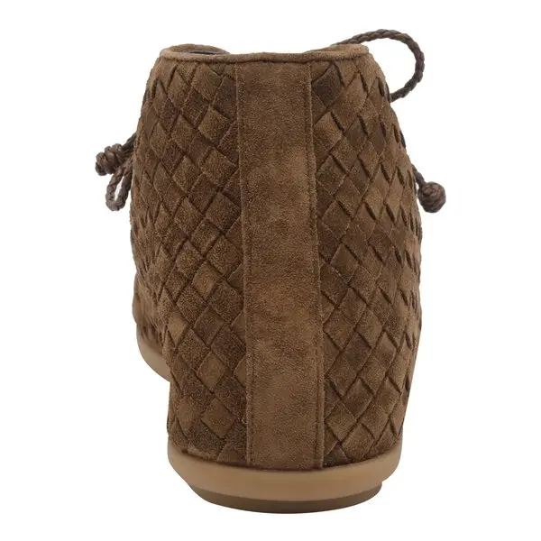 Bottega Veneta Intrecciato Designed Lace-up Boots