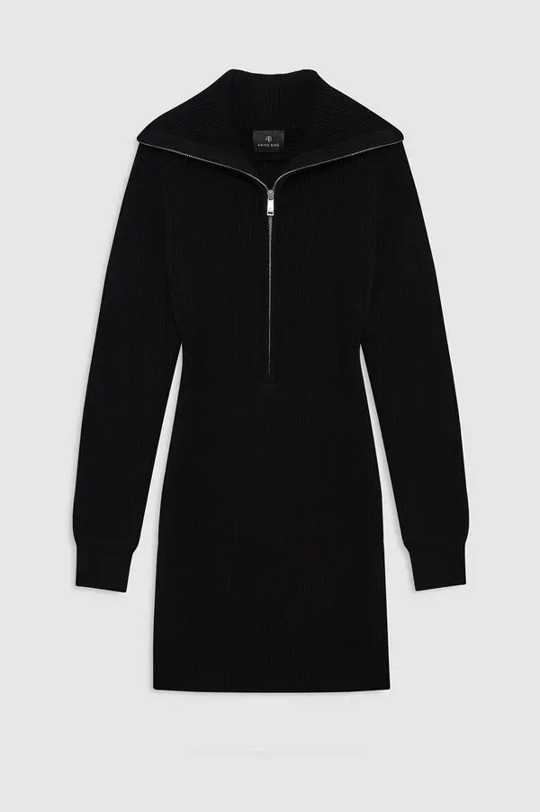 ANINE BING June Trucker Collar Dress