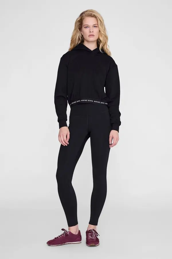 ANINE BING Dany Cropped Hoodie