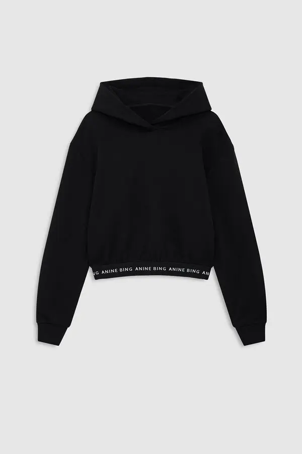 ANINE BING Dany Cropped Hoodie