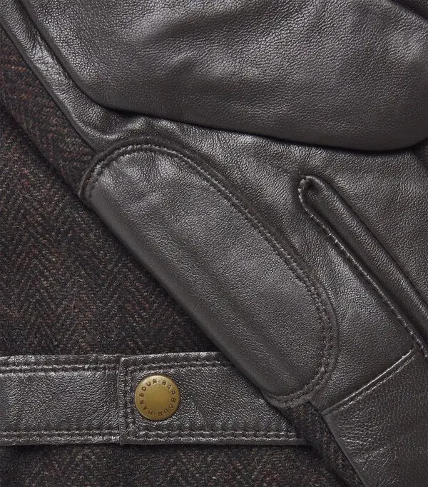 Barbour Leather-wool Barlow Waterproof Gloves