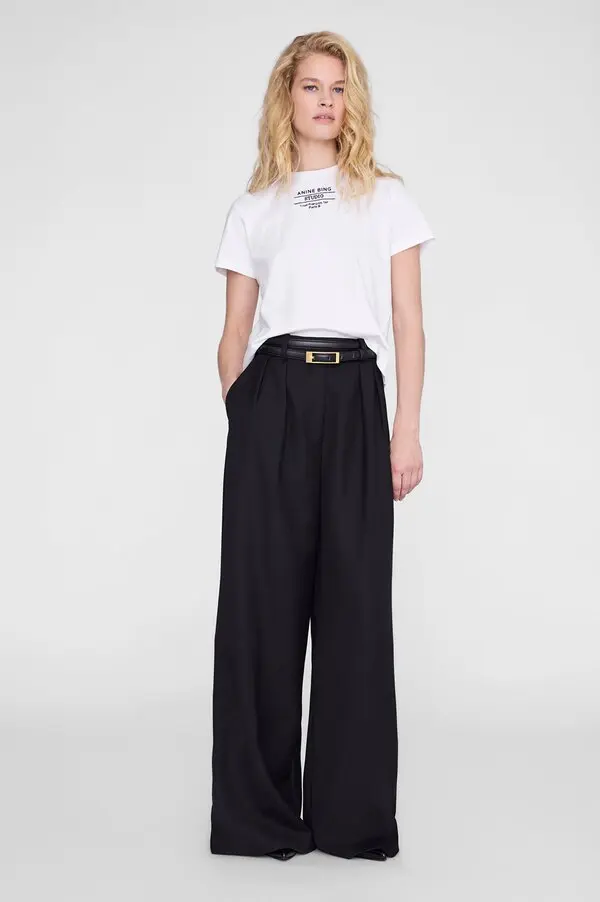 ANINE BING Shelley Tee Studio - White
