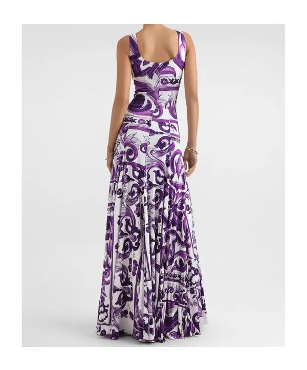 Dolce & Gabbana Maiolica-print Midi Dress