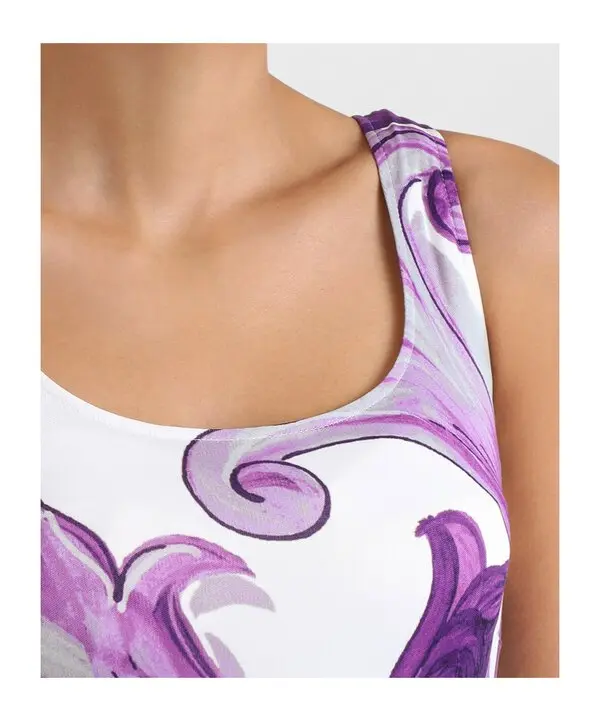 Dolce & Gabbana Maiolica-print Midi Dress