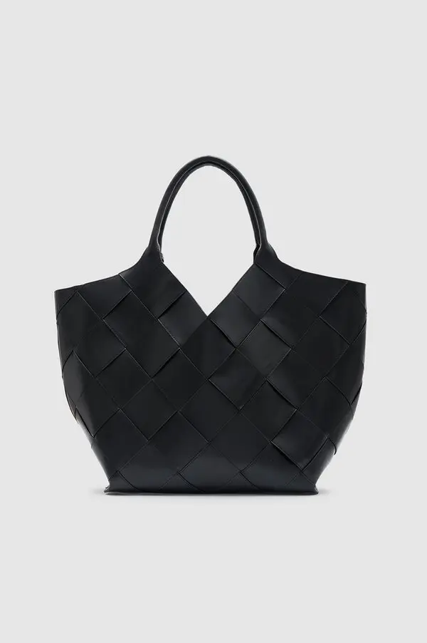 ANINE BING Lili Tote Braided Leather