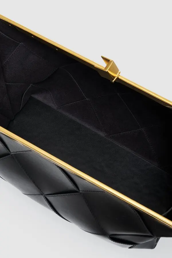ANINE BING Anine Clutch Braided Leather