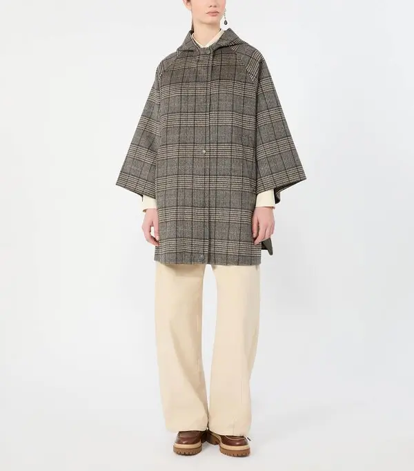 Max Mara Virgin Wool Quilted-back Coat