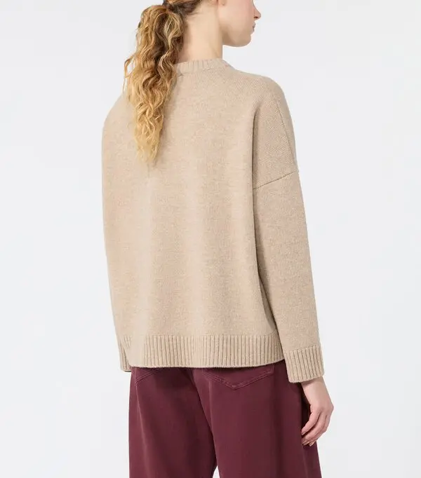 Max Mara Virgin Wool Dog Sweater