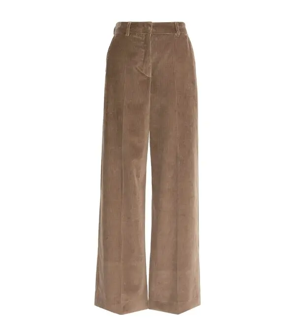 Max Mara Corduroy Wide-leg Trousers