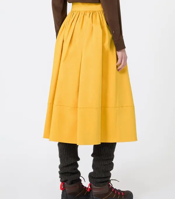 Max Mara Stretch-cotton Midi Skirt