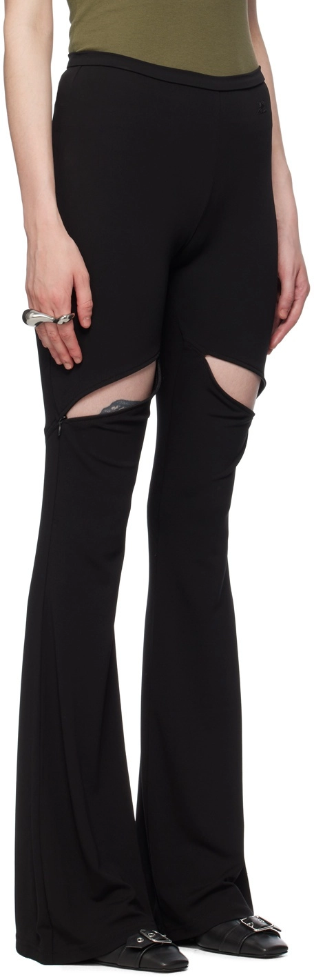 COURREGES Courrèges Ellipse Crepe Jersey Bootcut Pants