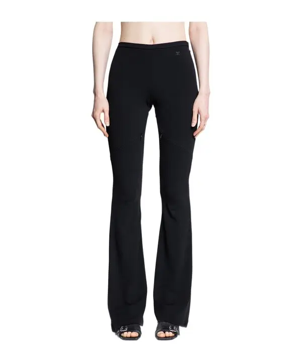 COURREGES Courrèges Ellipse Crepe Jersey Bootcut Pants