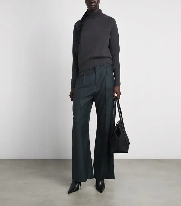 Victoria Beckham Merino Wool Marie Sweater - Grey