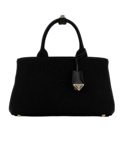 Prada Logo-embroidered Large Handbag