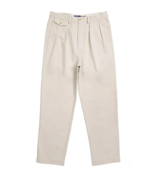 Polo Ralph Lauren Cotton Pleated Whitman Chinos