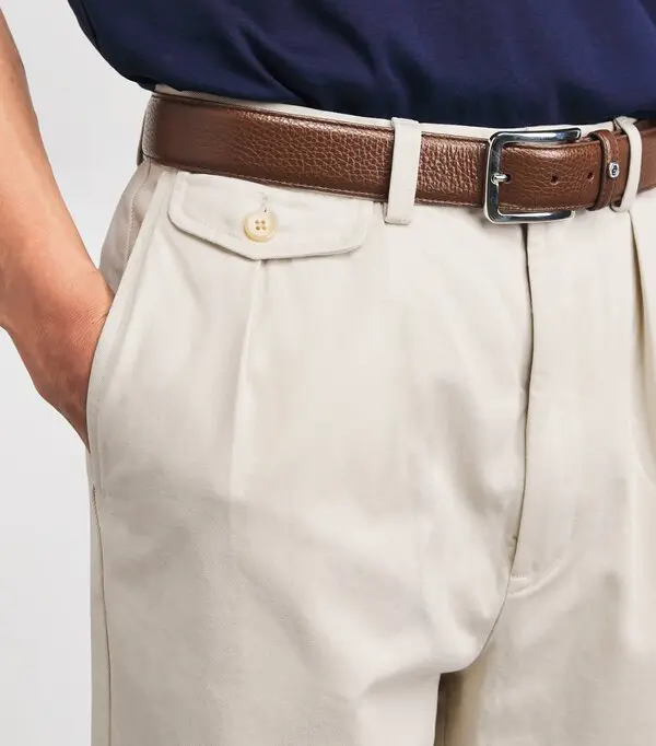 Polo Ralph Lauren Cotton Pleated Whitman Chinos