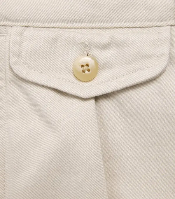 Polo Ralph Lauren Cotton Pleated Whitman Chinos