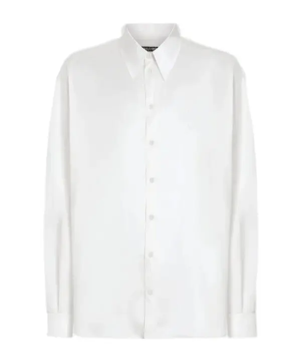 Dolce & Gabbana Silk Shirt - White