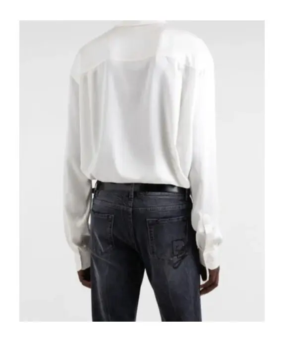 Dolce & Gabbana Silk Shirt - White