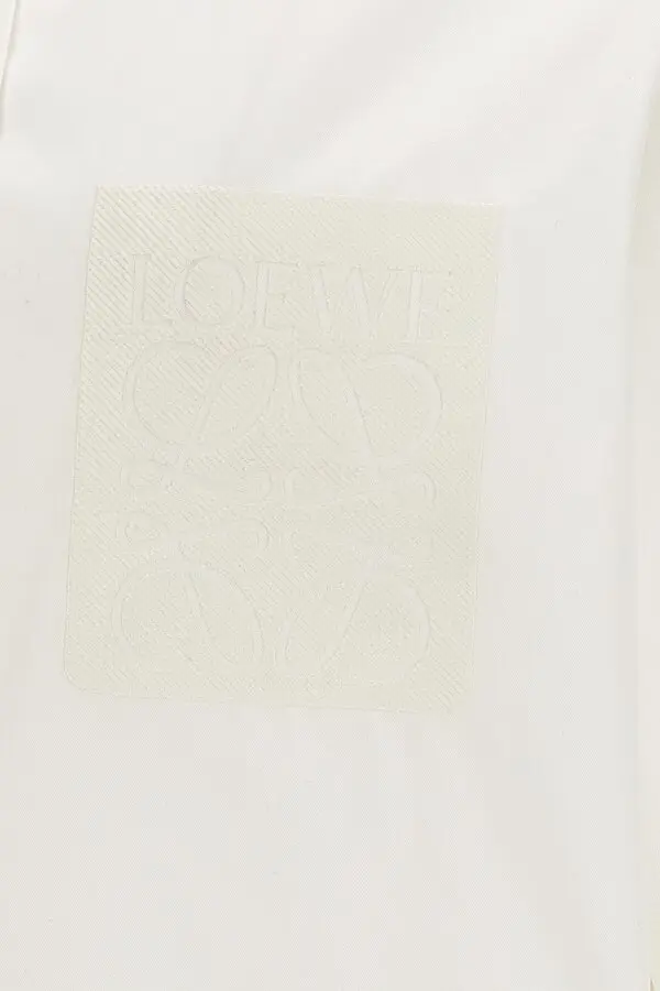Loewe Anagram Embroidered Button-up Shirt