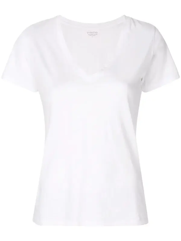 Vince Classic V-neck Short-sleeved T-shirt