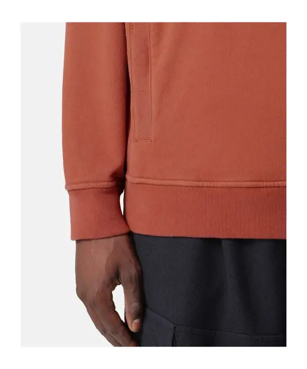 Stone Island Regular-fit Hooded Sweatshirt With Thumbhole Cuffs