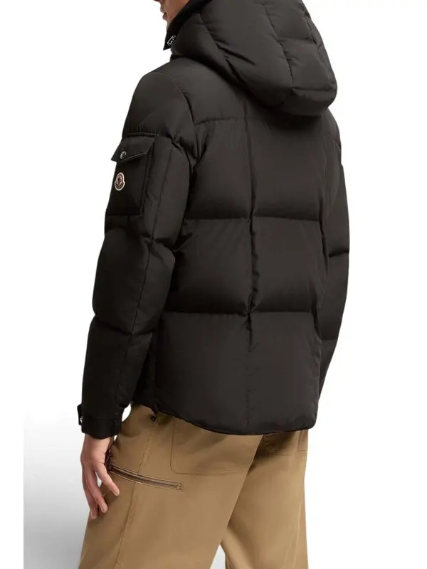 Moncler Long-sleeve Hooded Down Jacket