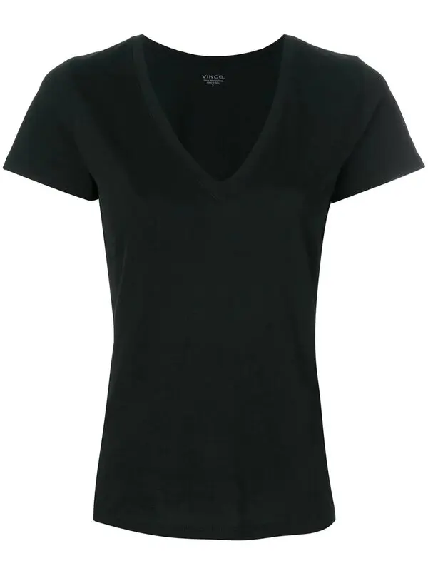 Vince Classic V-neck Short-sleeved T-shirt