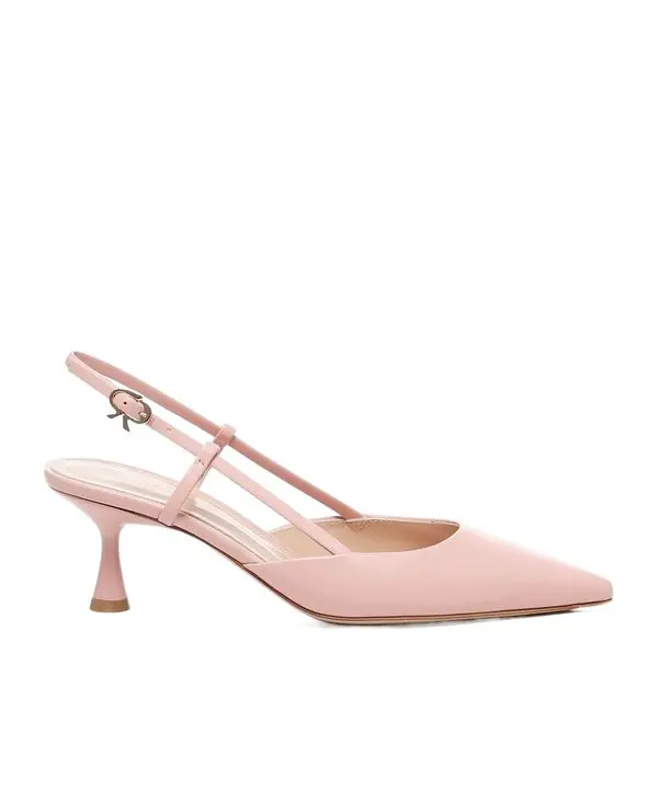 GIANVITO ROSSI Ascent Pointed-toe Slingback Pumps