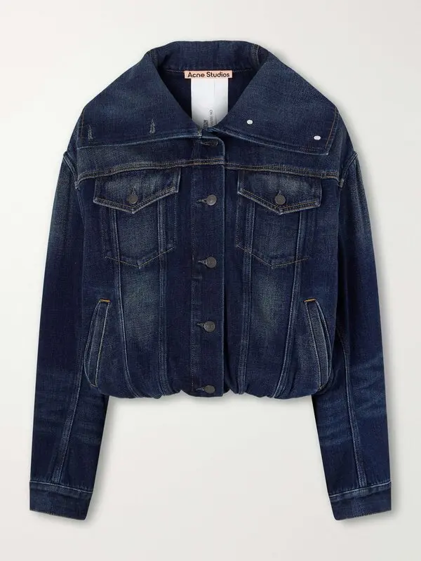 Acne Studios Gathered Denim Jacket