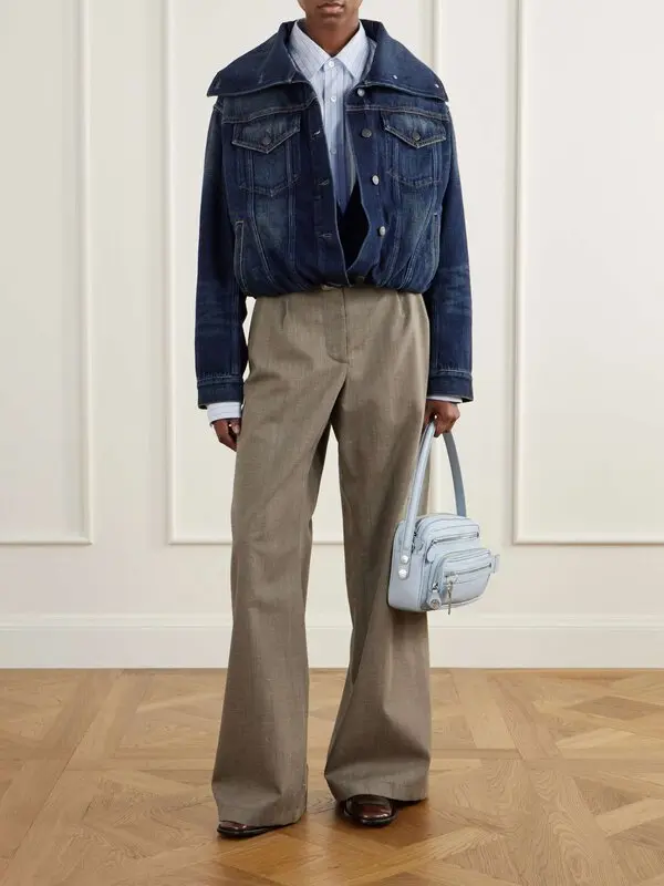 Acne Studios Gathered Denim Jacket