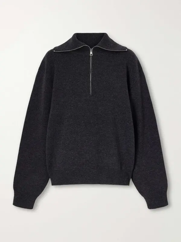 RÓHE Wool-blend Half-zip Sweater