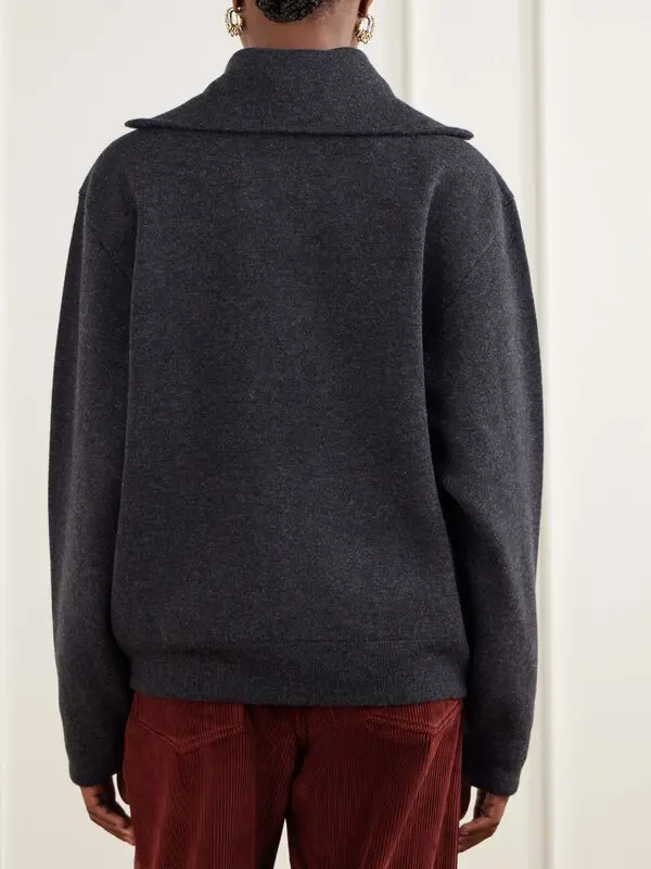 RÓHE Wool-blend Half-zip Sweater