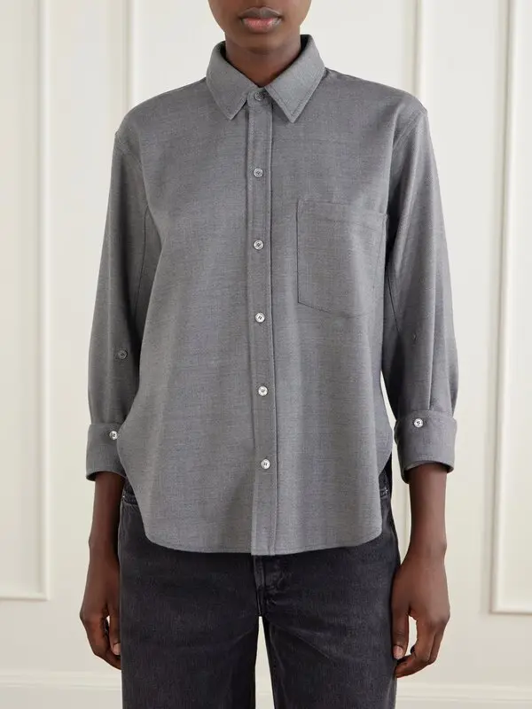Citizens Of Humanity Kayla Wool Shirt - Gray