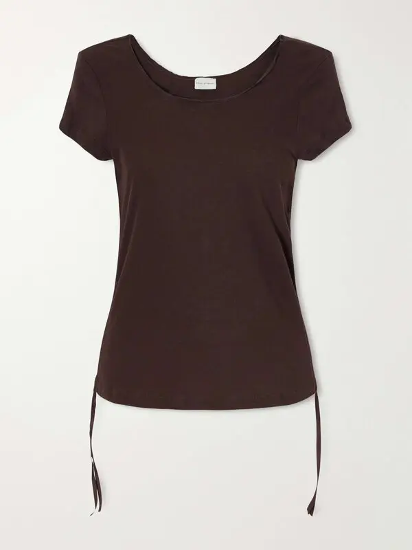 DEIJI STUDIOS Drawstring Organic Cotton T-shirt