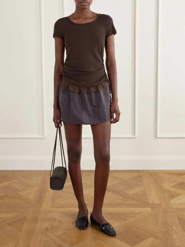 DEIJI STUDIOS Drawstring Organic Cotton T-shirt