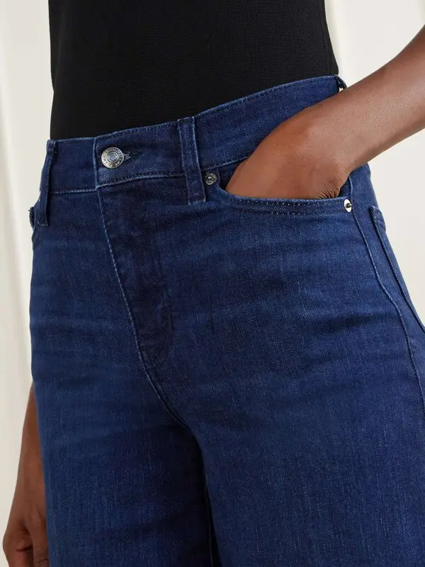 FRAME Le Slim Palazzo High-rise Wide-leg Jeans