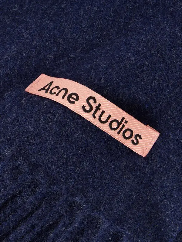 Acne Studios Fringed Wool Scarf