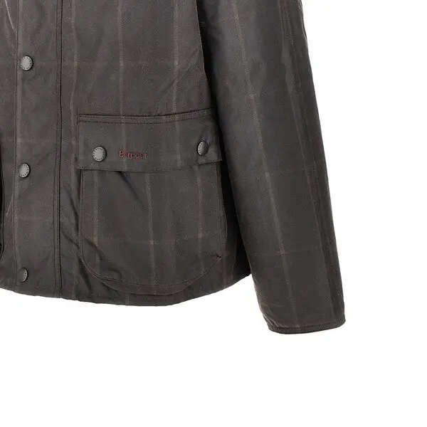 PAUL SMITH LOVES BARBOUR Transport Windowpane Waxed Cotton Jacket An