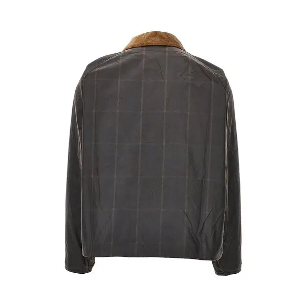 PAUL SMITH LOVES BARBOUR Transport Windowpane Waxed Cotton Jacket An