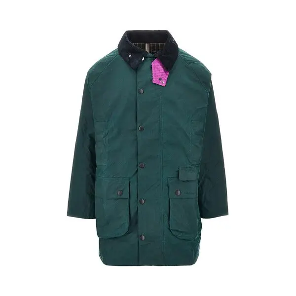 PAUL SMITH LOVES BARBOUR Gamefair' Waxed Cotton Jacket - Green