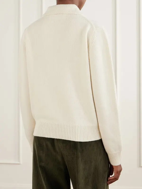 RÓHE Wool And Cashmere-blend Polo Sweater