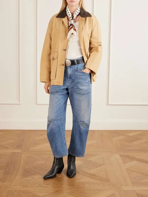 NILI LOTAN Shon Boyfriend Tapered Jeans