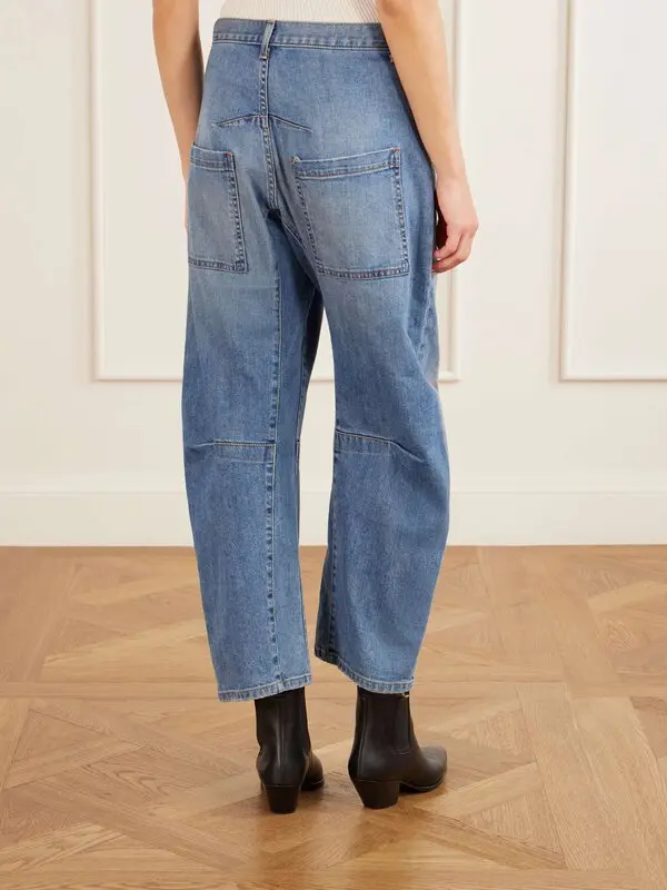 NILI LOTAN Shon Boyfriend Tapered Jeans