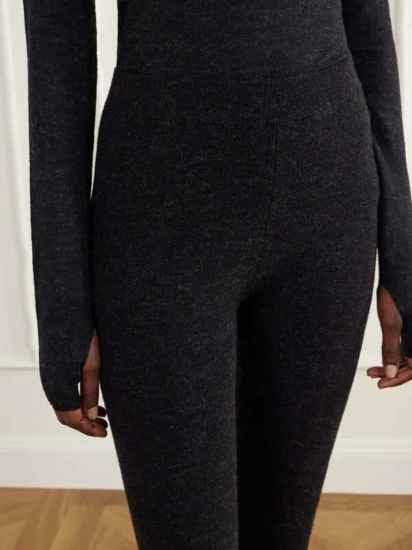 LAUREN MANOOGIAN Merino Wool-blend Stirrup Leggings
