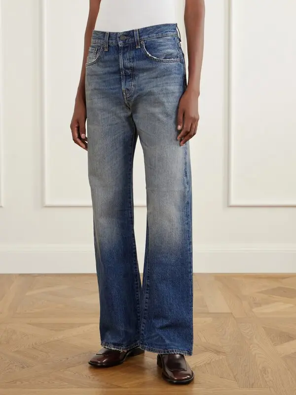 Acne Studios Mid-rise Straight-leg Jeans - Blue