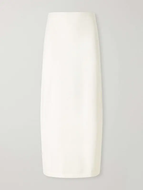 THE PARK Daria Wool And Cashmere-blend Midi Skirt